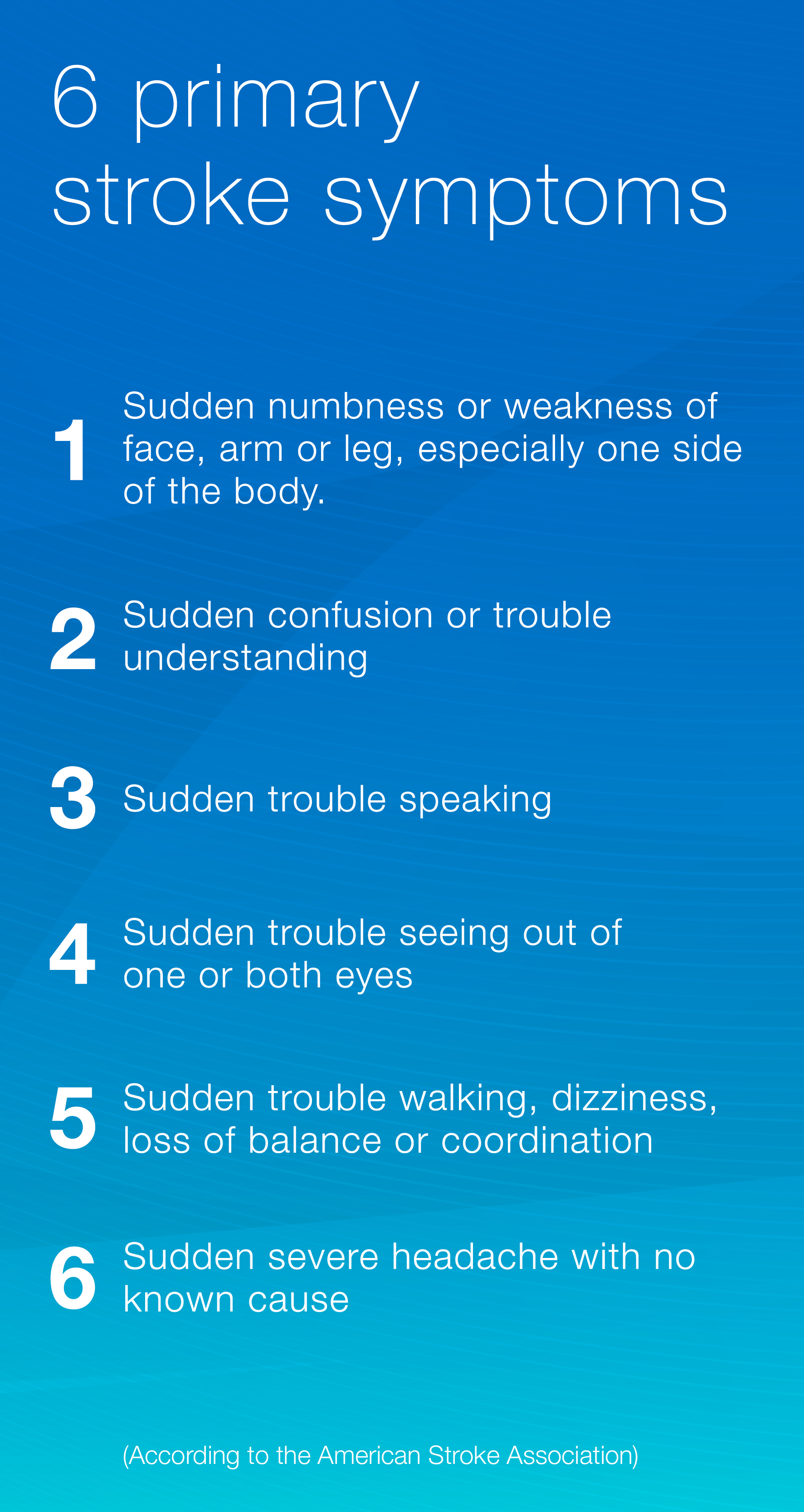 Think F.A.S.T. when it comes to stroke warning signs - ThinkHealth